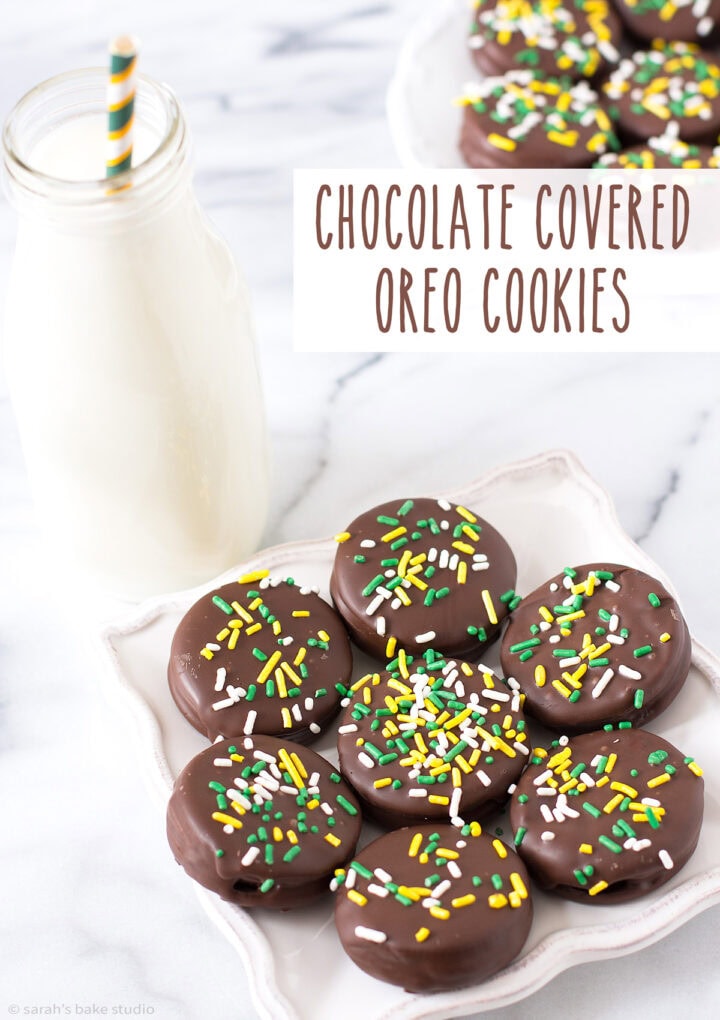 Chocolate-Covered Oreo Cookies • Sarahs Bake Studio