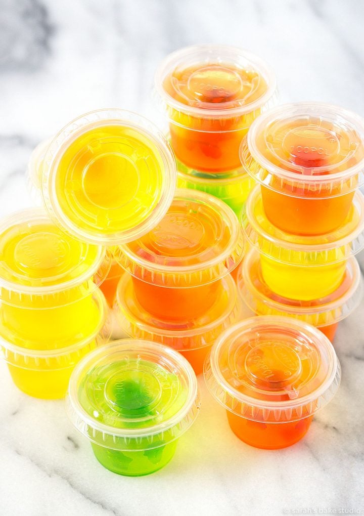 9 Sensational Summer Jello Shots • Sarahs Bake Studio