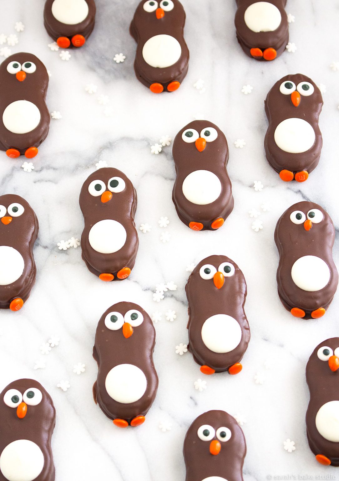 Penguin Nutter Butter Cookies • Sarahs Bake Studio