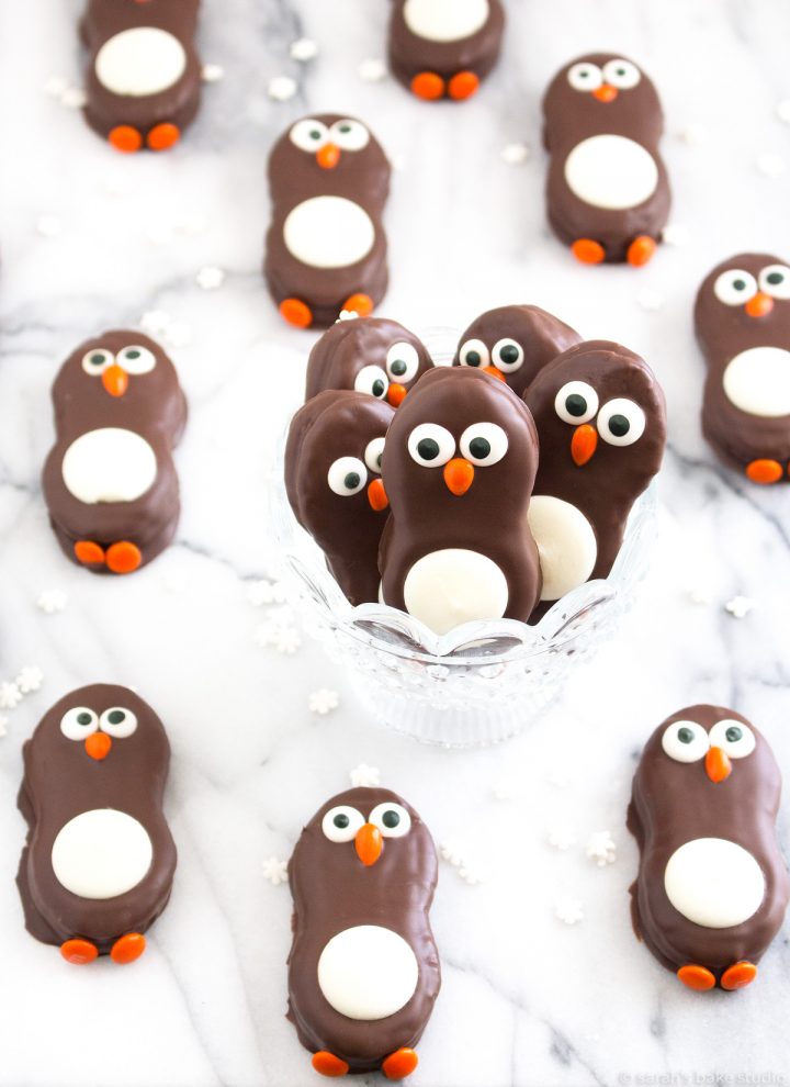 Penguin Nutter Butter Cookies • Sarahs Bake Studio