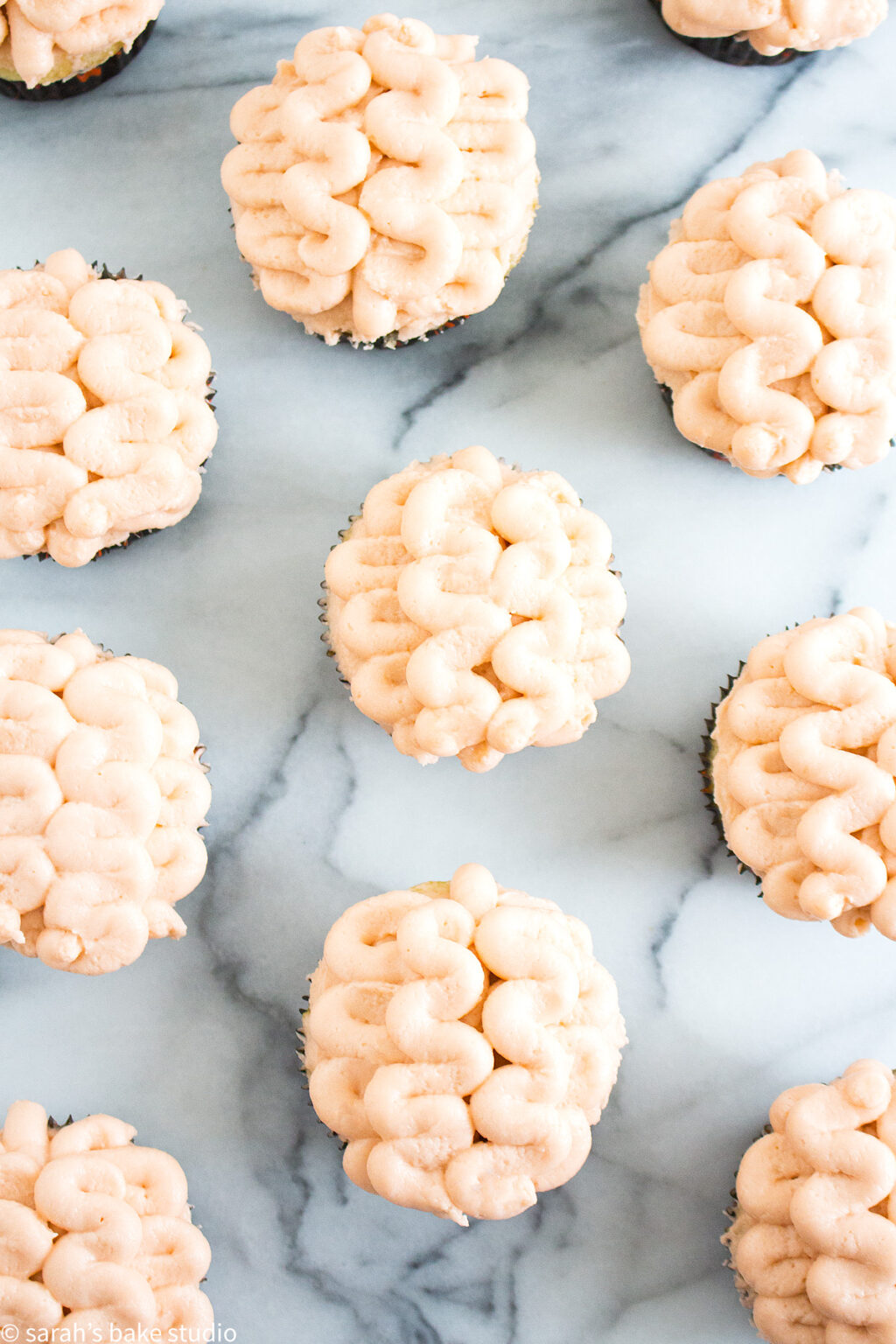 Brain Cupcakes • Sarahs Bake Studio