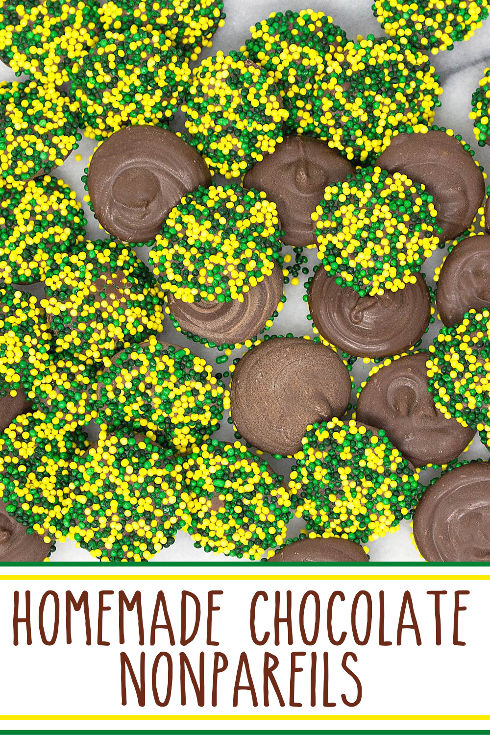 Homemade Chocolate Nonpareils • Sarahs Bake Studio