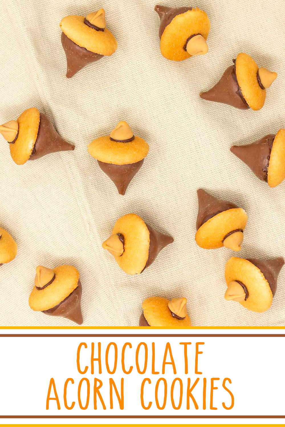 Easy Edible Chocolate Acorn Cookies • Sarahs Bake Studio